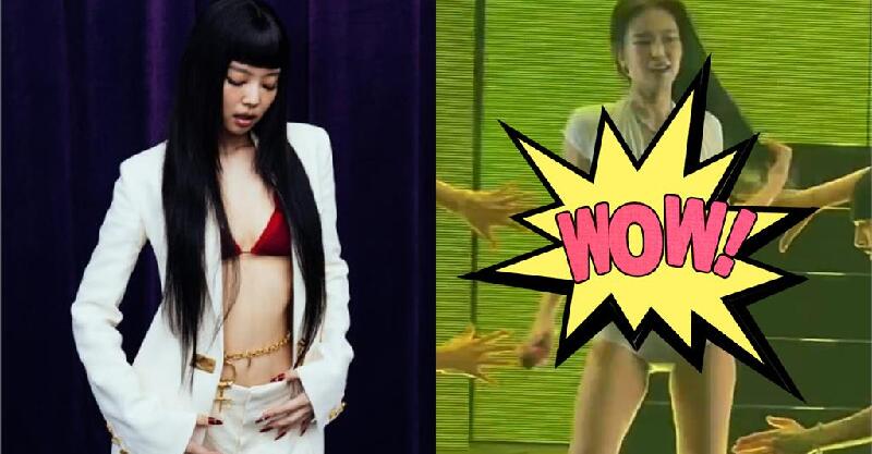 Jennie中門全開「深V裂到底」險走光！激辣熱褲「神秘三角洲」全現形-picelse.com - 趣聞圖說